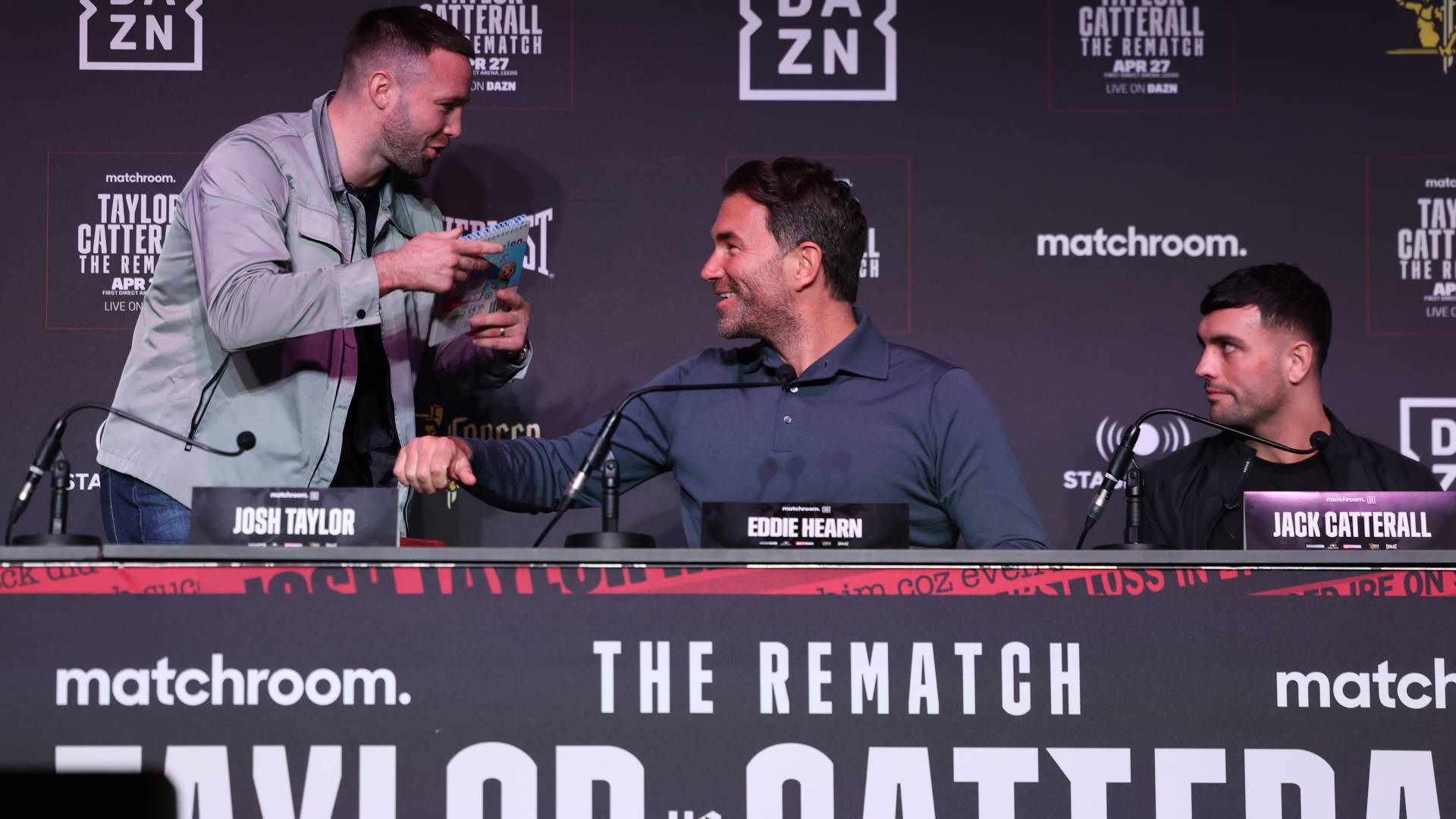 What time is the Josh Taylor vs. Jack Catterall 2 press conference ...
