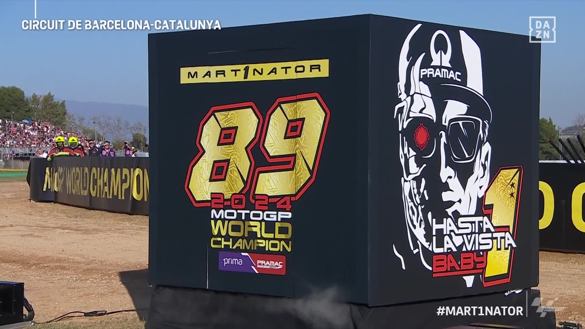 ¡Jorge Martín, campeón del Mundial de MotoGP 2024! Así celebró el ...