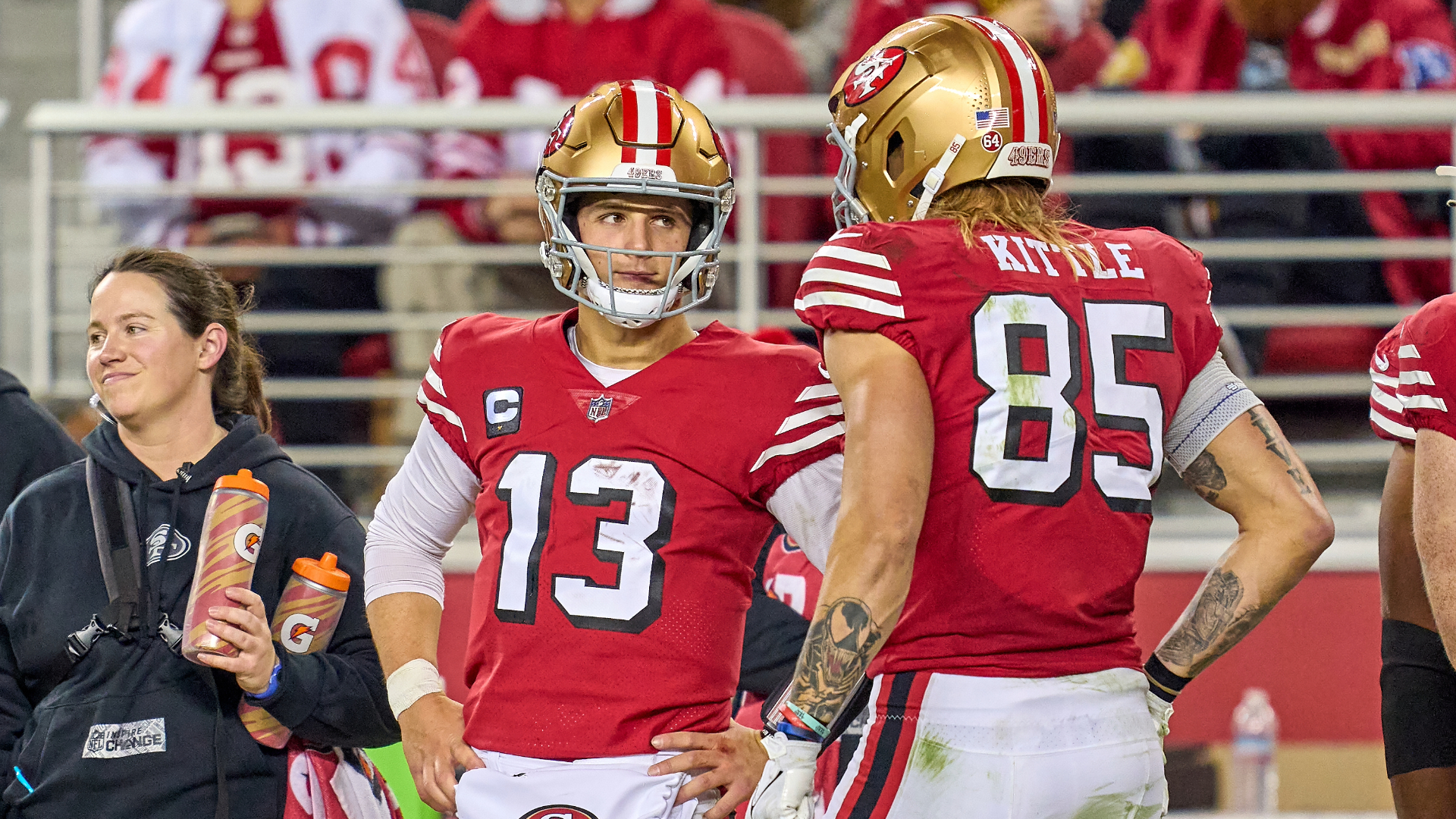 Star 49ers tight end George Kittle defends "checkdown merchant ...