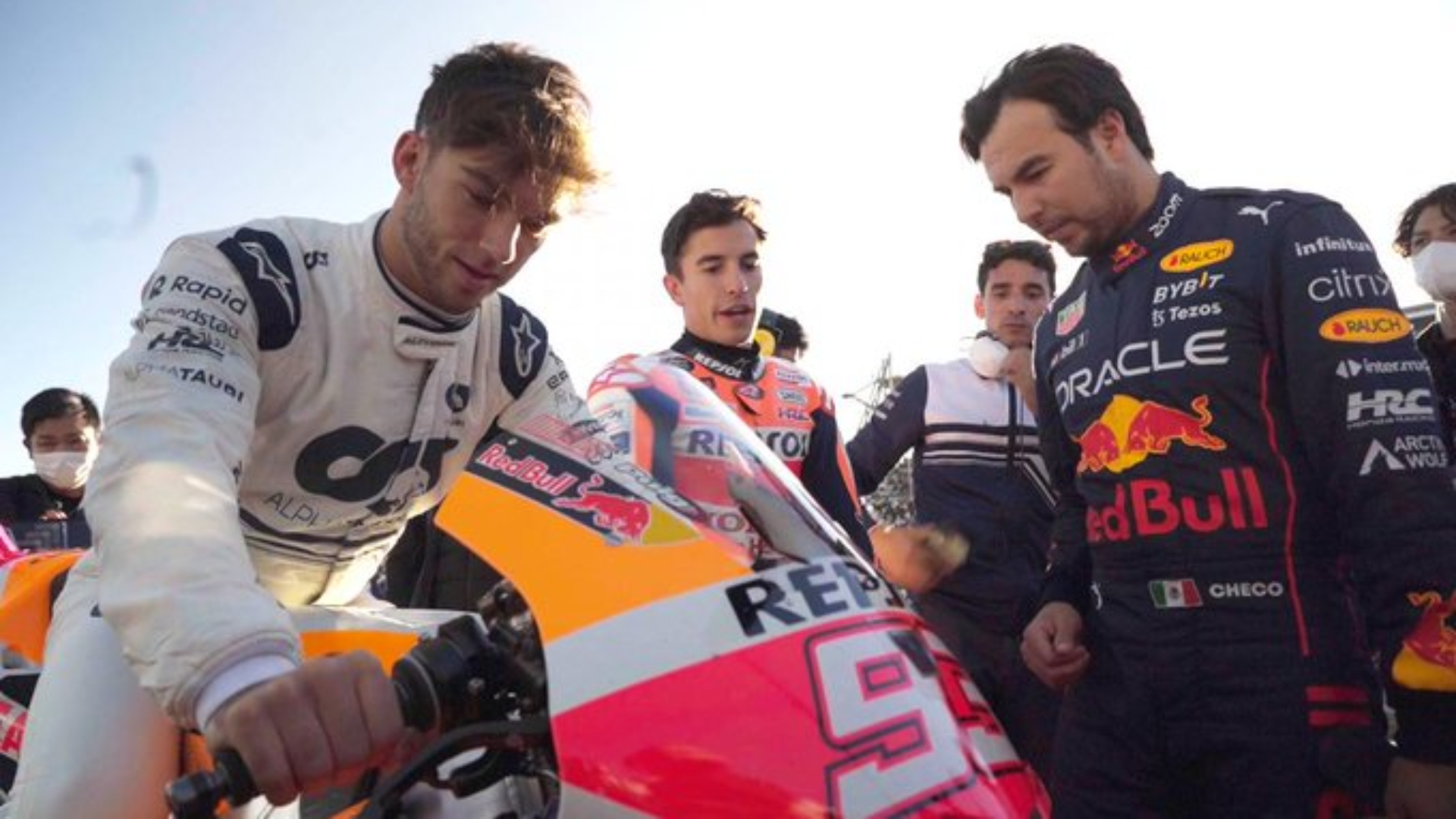 Marc Márquez y su lección de MotoGP a Max Verstappen y Checo Pérez: ¿se ...