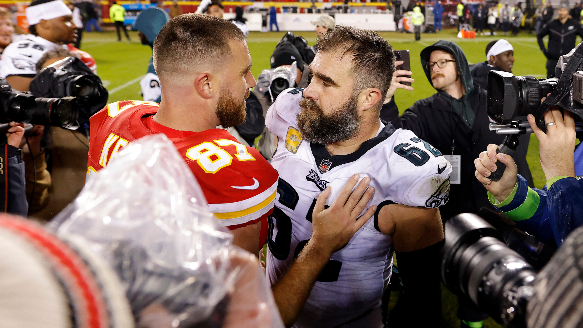 Travis Kelce y el precioso mensaje a su hermano Jason Kelce tras el Kansas City Chiefs vs ...