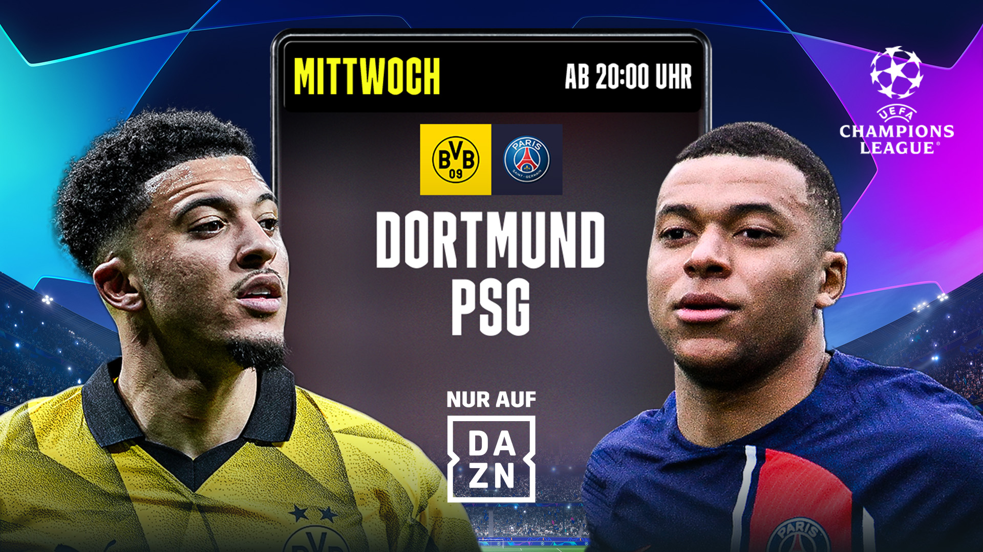 Welches DAZN-Paket benötige ich, um BVB vs. PSG zu sehen? | DAZN News AT