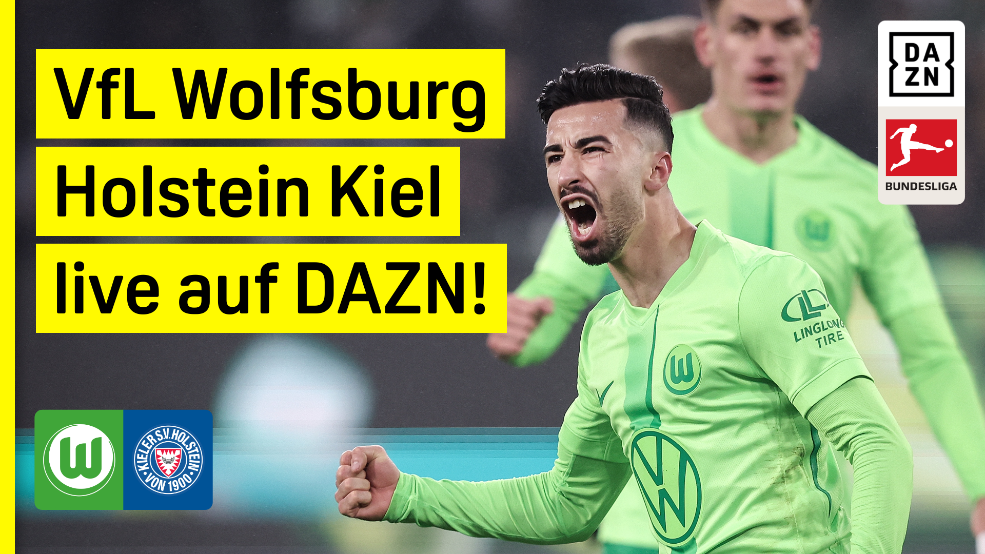 Bundesliga: VfL Wolfsburg - Holstein Kiel live auf DAZN | DAZN News DE