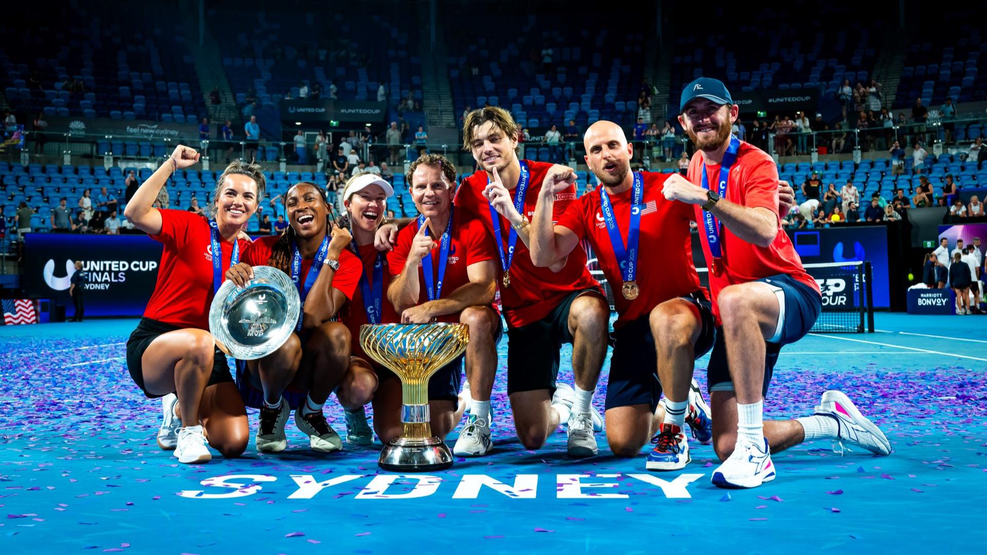 Coco Gauff and Taylor Fritz power United States to United Cup glory ...