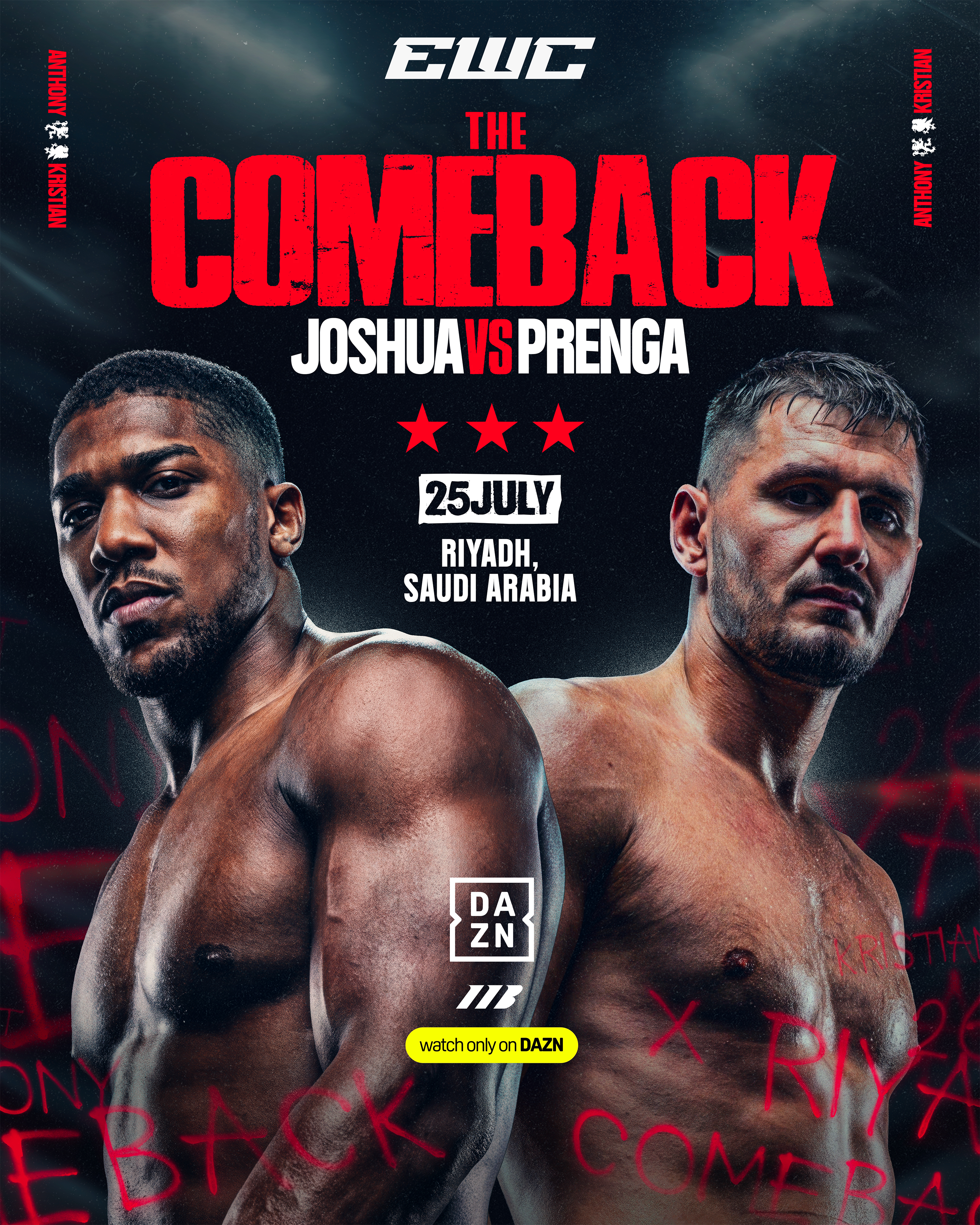 Anthony Joshua vs. Kristian Prenga: How to watch, date, ringwalks ...