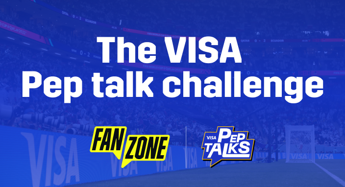 Show your support with a positive pep talk: the VISA FanZone experience ...