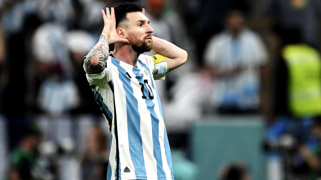 Leo Messi y su celebración del 'Topo Gigio' en el Holanda vs Argentina ...