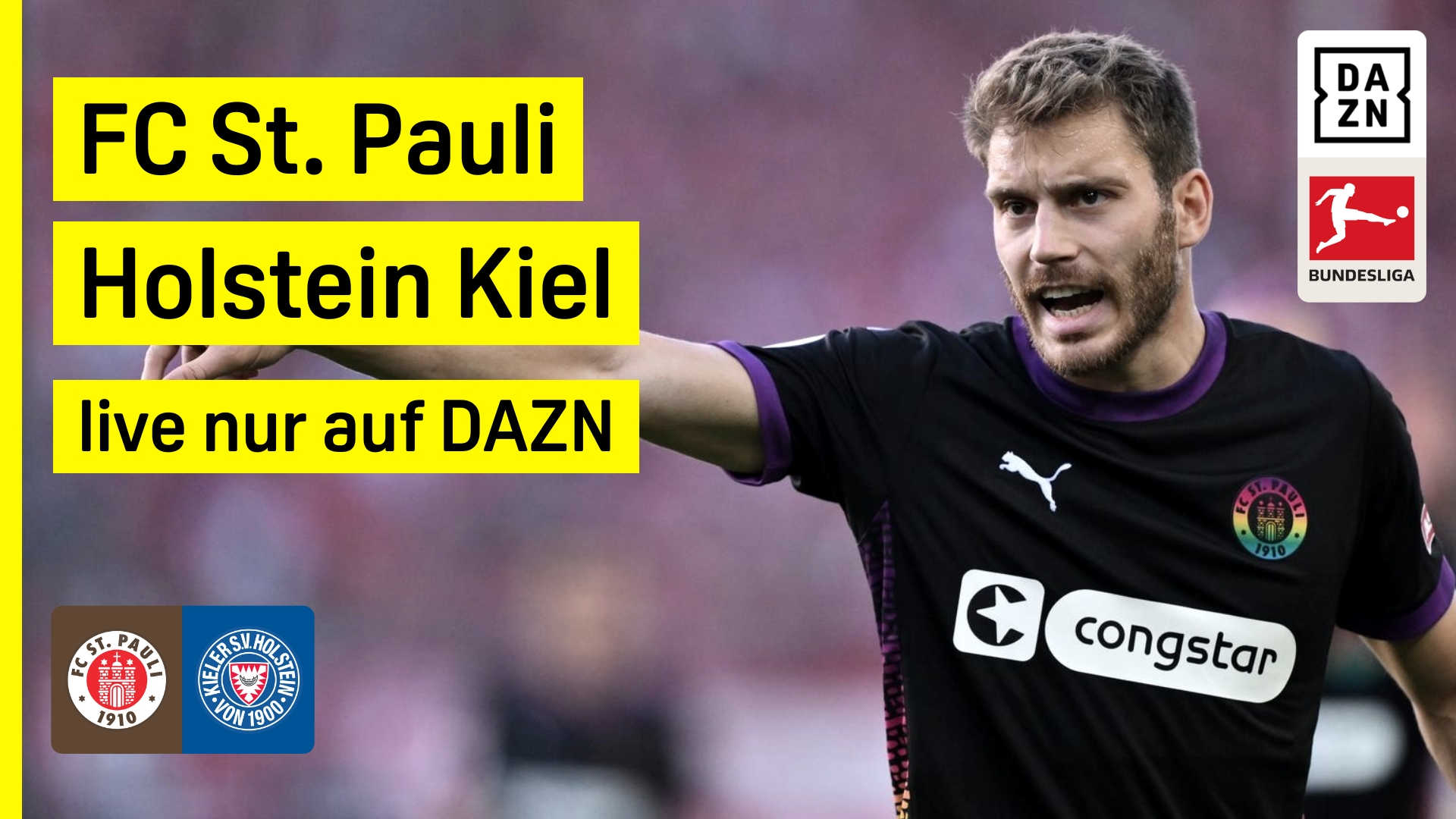 Bundesliga: St. Pauli - Holstein Kiel live auf DAZN | DAZN News DE