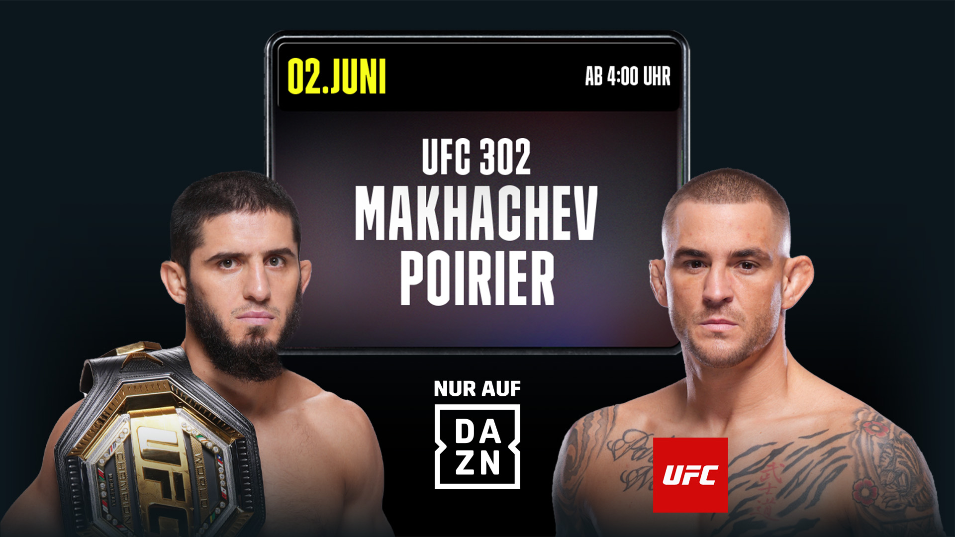 UFC 302: Termin, Datum, Ort, Fight Card, Übertragung - alle Infos ...