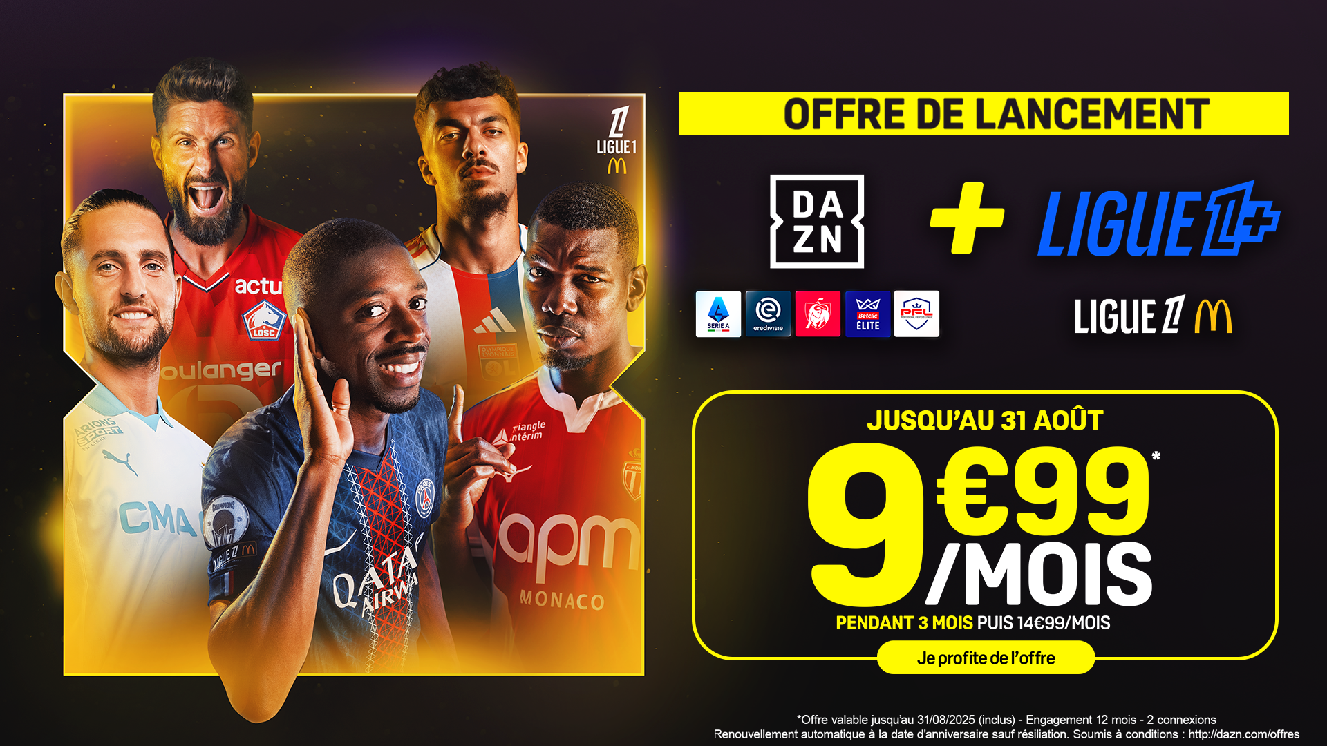 DAZN dévoile sa nouvelle offre pour la saison 2025/2026 : Prix, offre, abonnement et tout ce qu ...