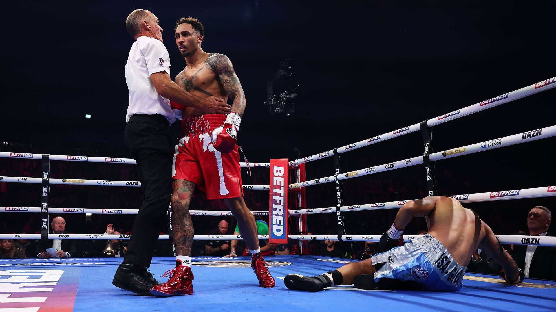 Ben Whittaker continues rise with first round Braian Suarez knockout ...