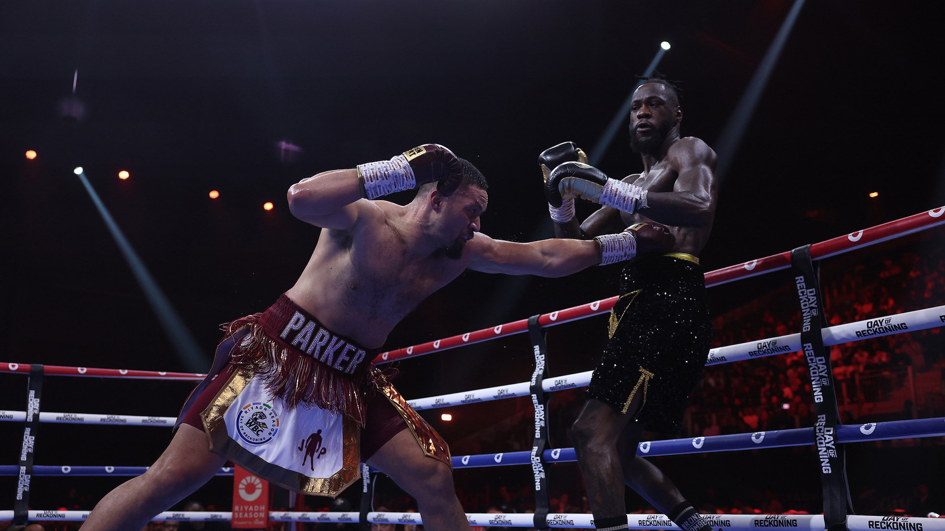 Deontay Wilder comfortably beaten by Joseph Parker, putting Anthony ...