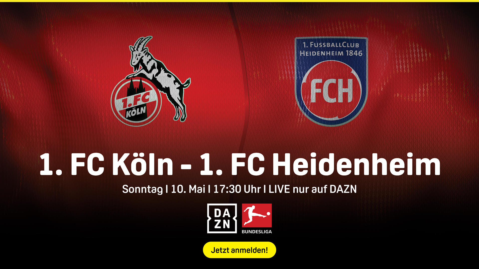 1. FC Köln - 1. FC Heidenheim live sehen Die Übertragung auf DAZN ...