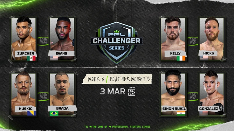 What time is the Brahyan Zurcher vs. David Evans fight tonight? Cagewalks, running order ...