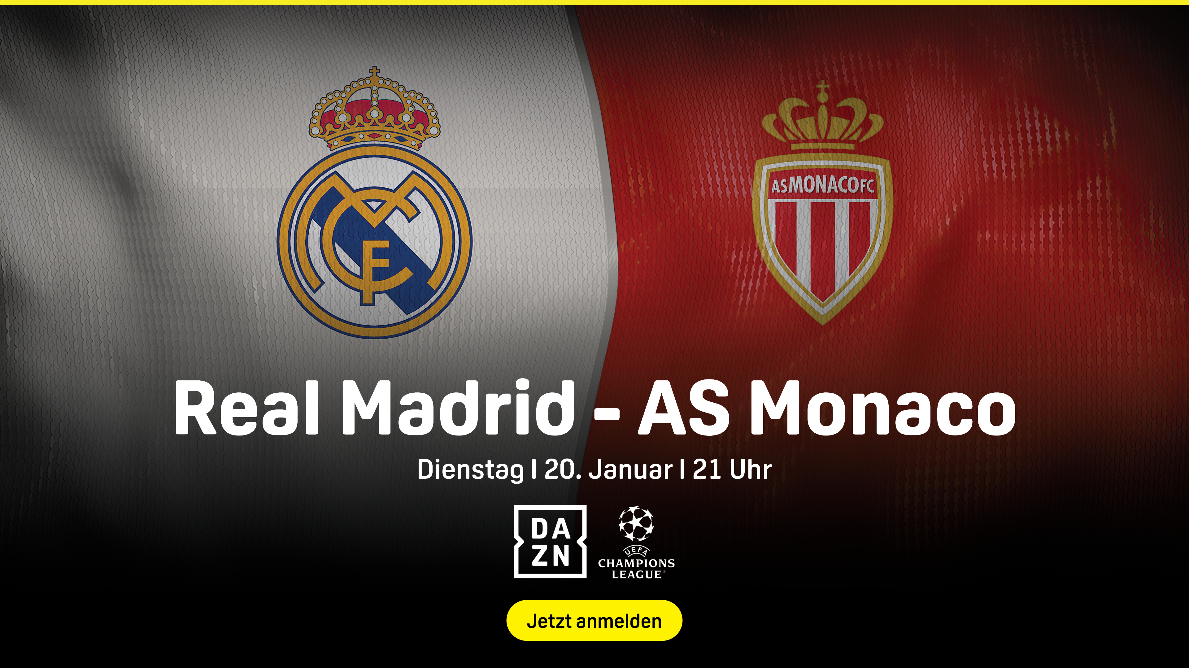 Real Madrid - AS Monaco live Die Übertragung auf DAZN | DAZN News DE