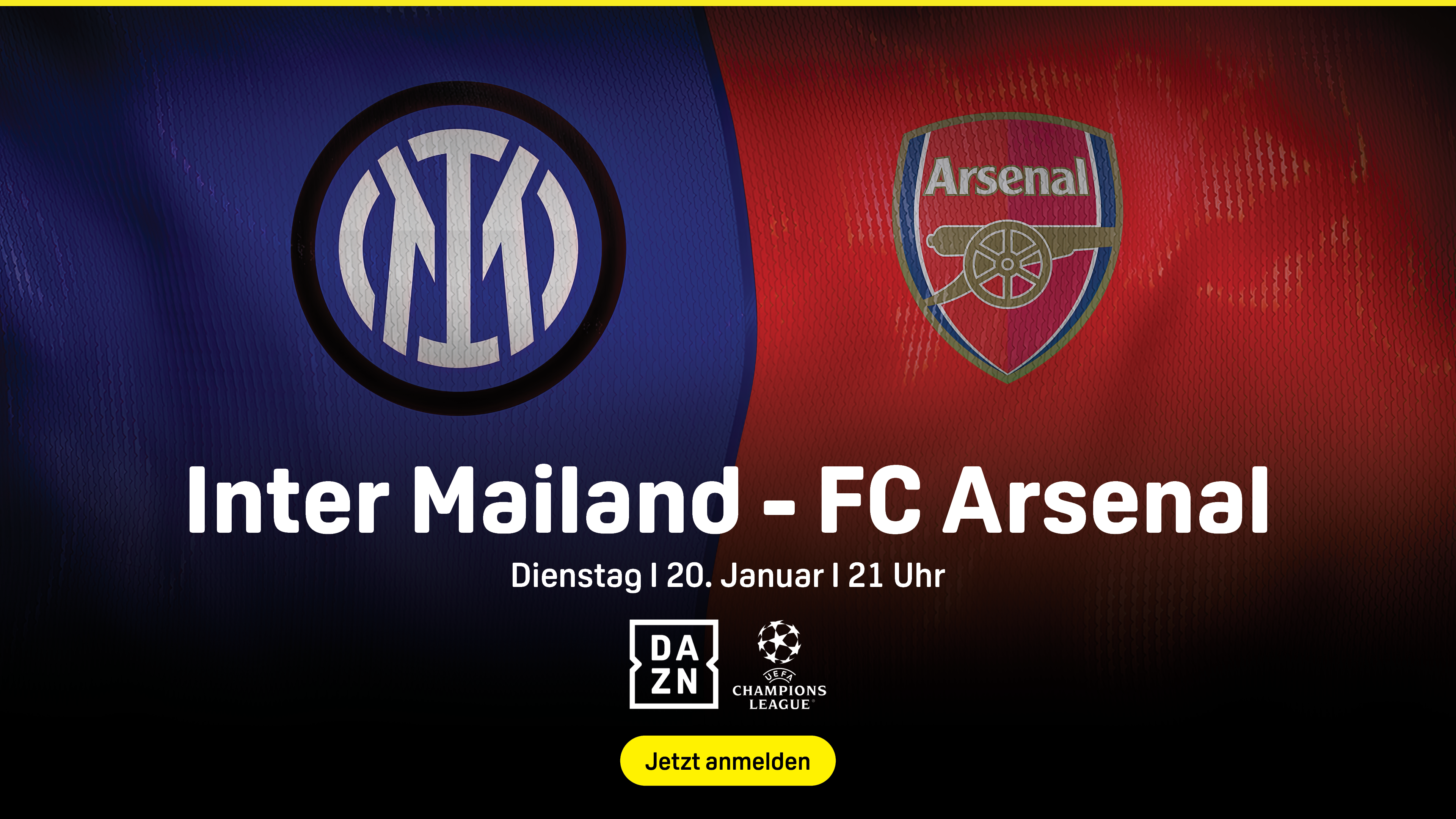 Inter Mailand - FC Arsenal live Die Übertragung auf DAZN | DAZN News DE