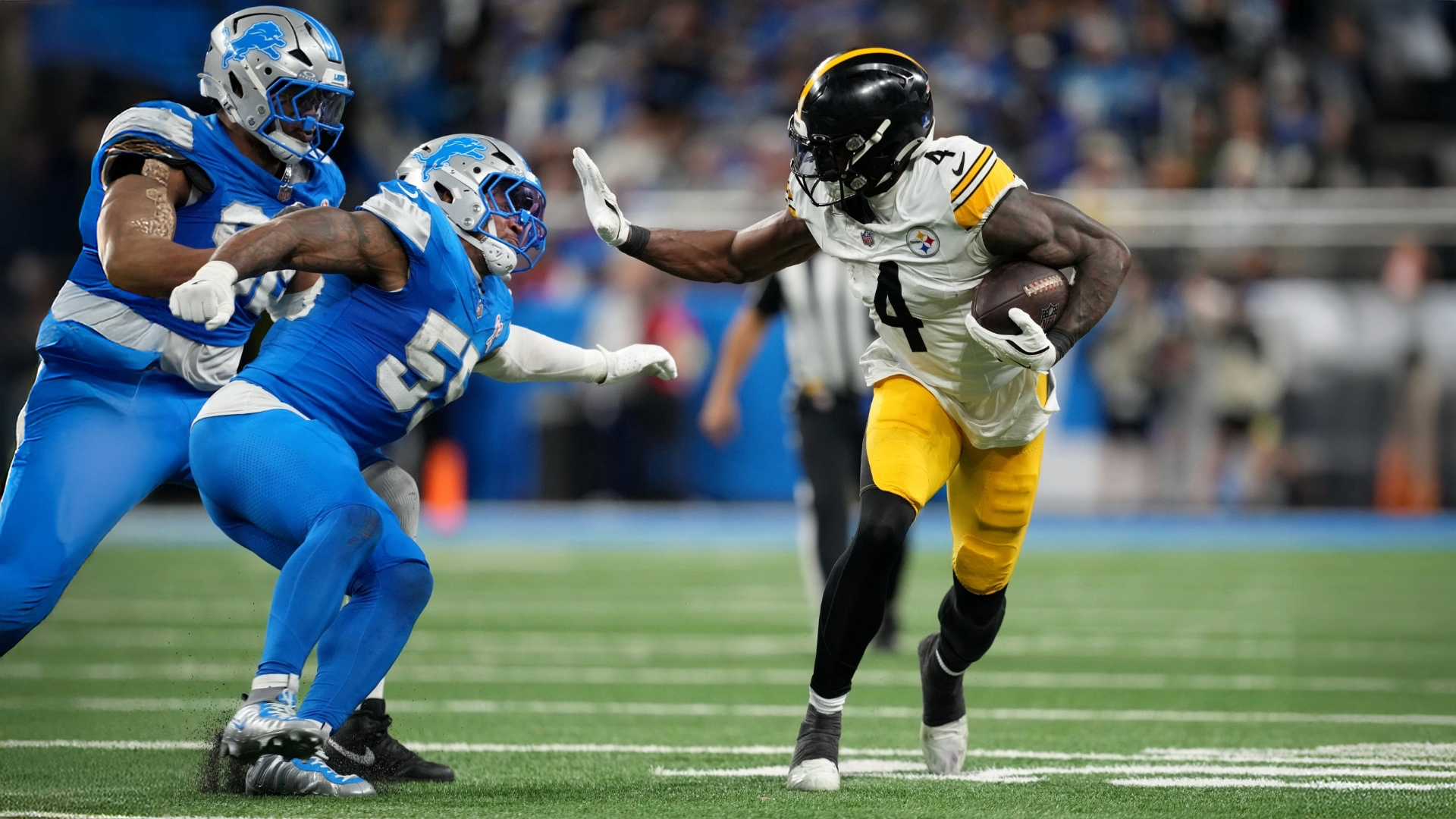 DK Metcalf punches fan at Steelers vs. Lions game | DAZN News CA