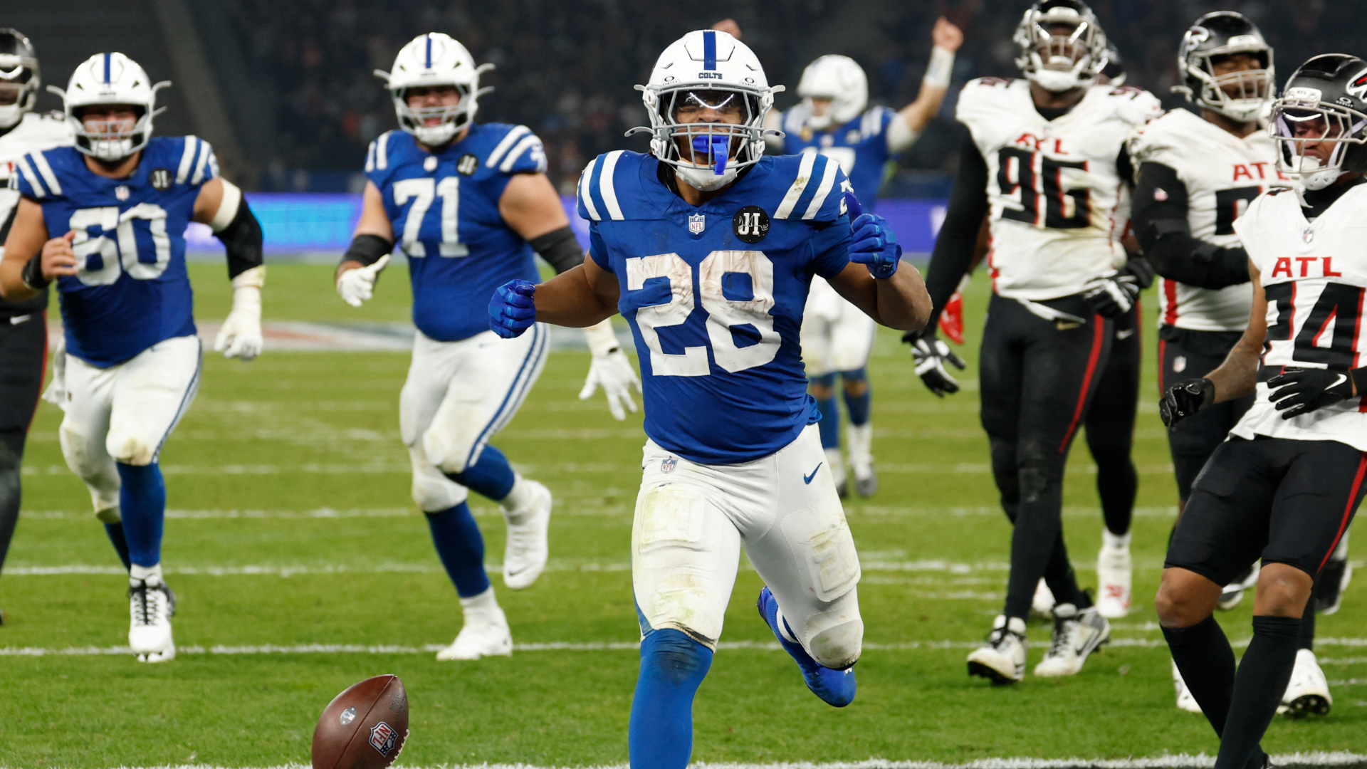 Indianapolis Colts' running back Jonathan Taylor steamrolls Atlanta ...