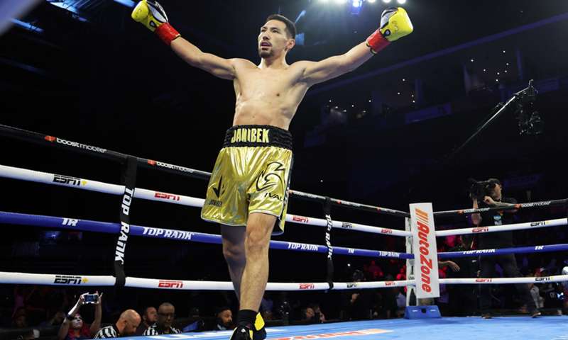 Janibek Alimkhanuly goads Canelo and Charlo as he calls for more title ...