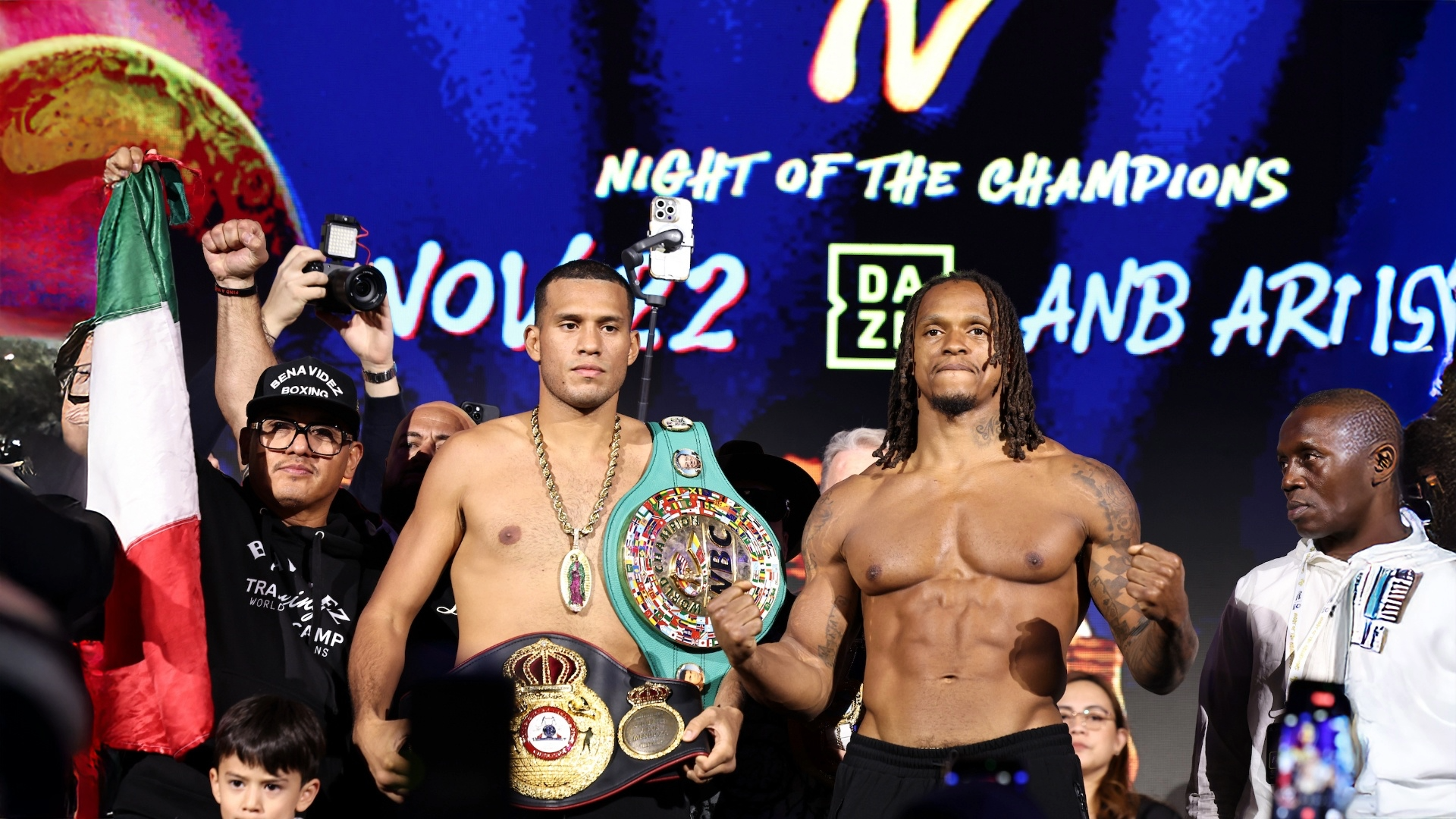 David Benavidez vs. Anthony Yarde: Main event fighters make their ...