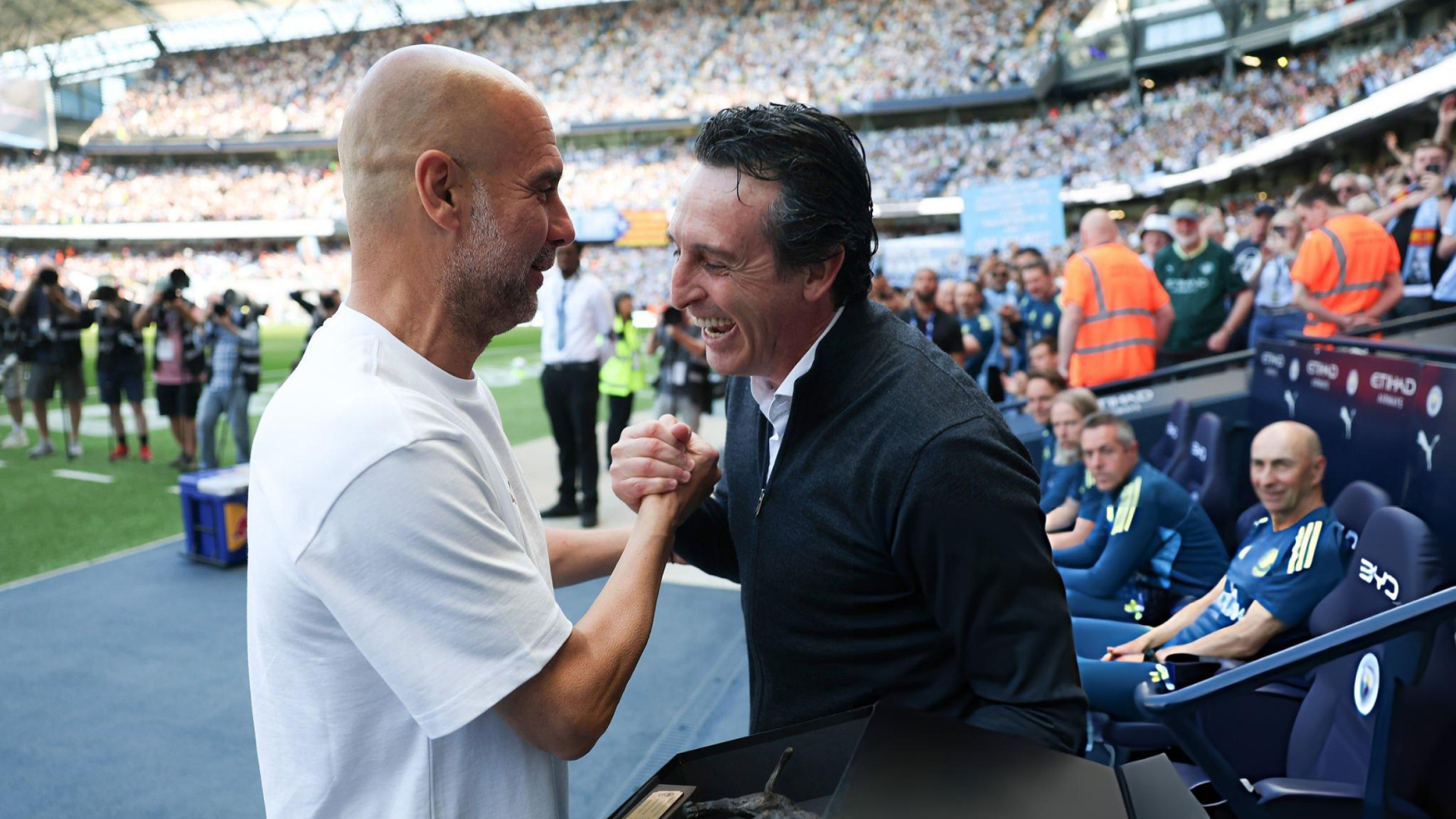 Unai Emery y el inesperado regalo a Pep Guardiola en su adiós al ...