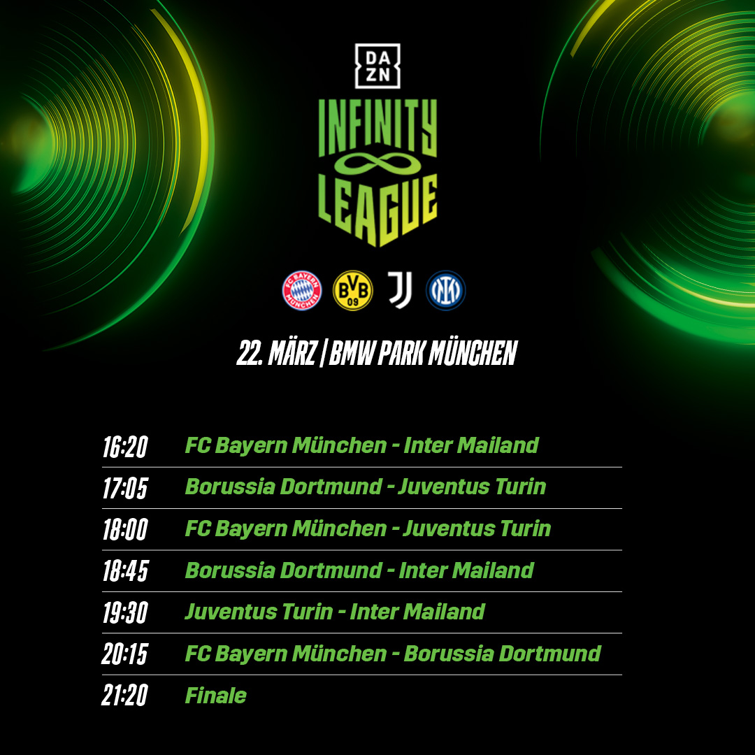 INFINITY LEAGUE: Die Teams in der Übersicht | DAZN News DE