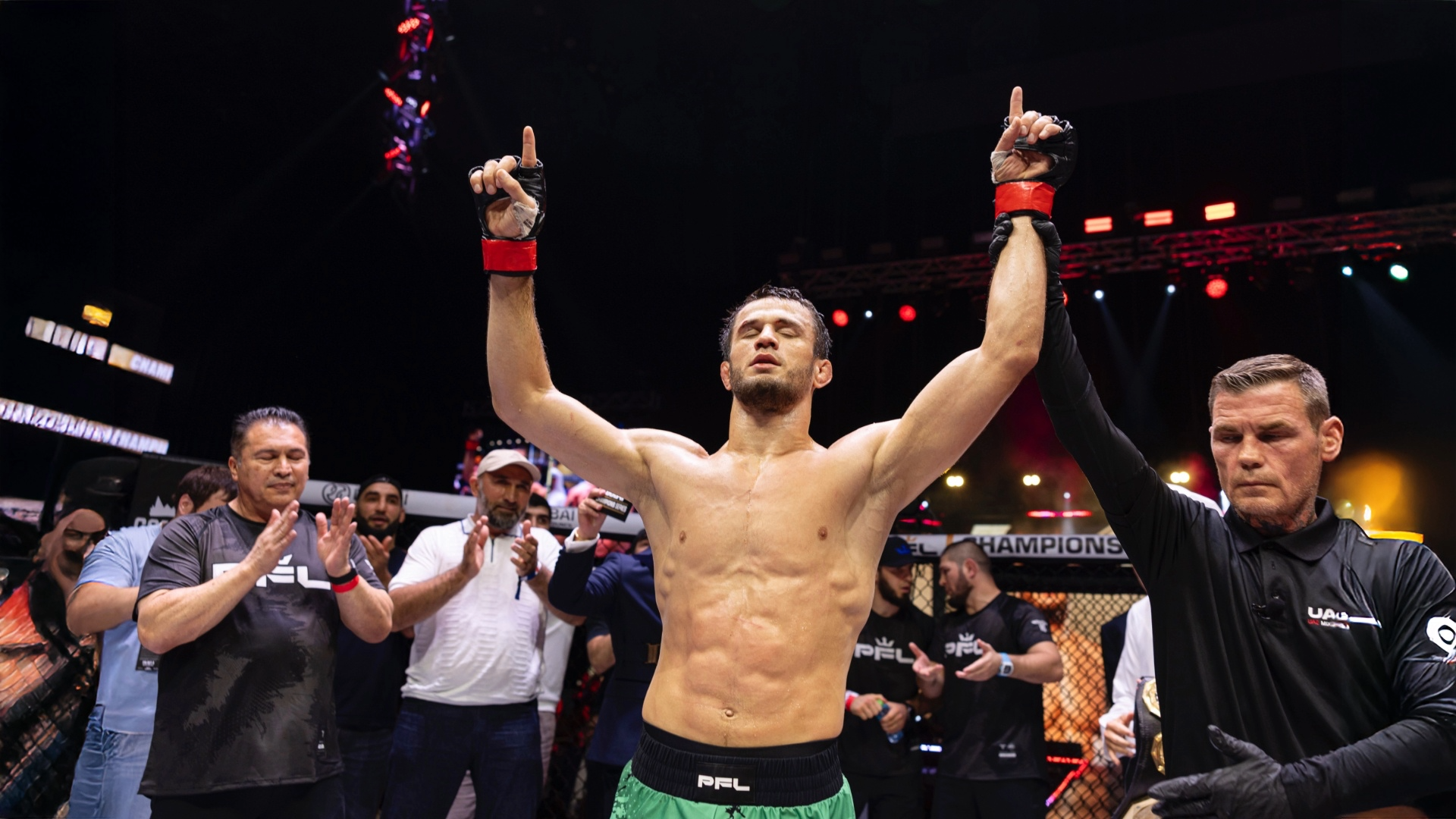 PFL: Usman Nurmagomedov once again defeats Paul Hughes and retains the ...
