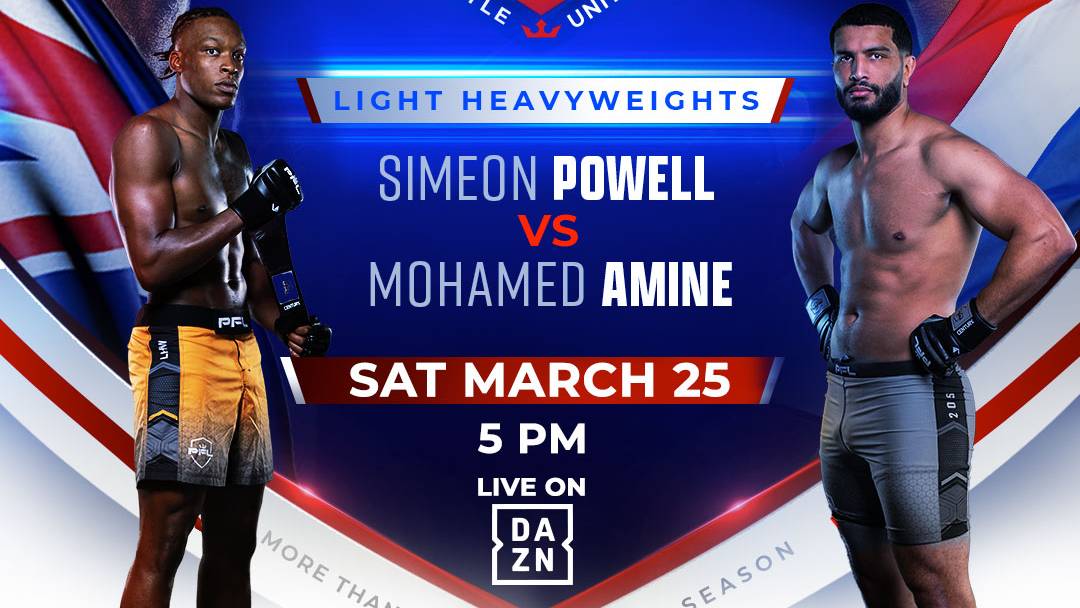 What time is the Simeon Powell vs. Mohamed Amine fight tonight ...