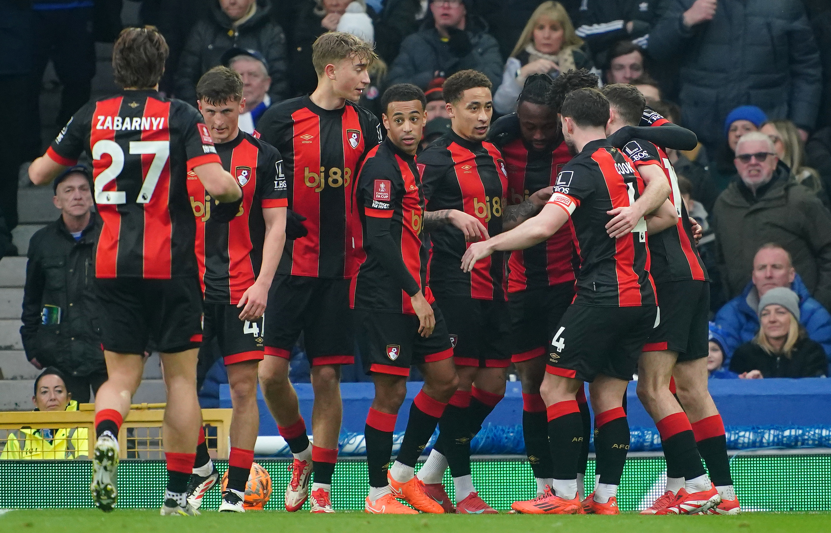 Andoni Iraola lauds 'a great result' in Bournemouth's fourth round FA Cup victory at Everton ...