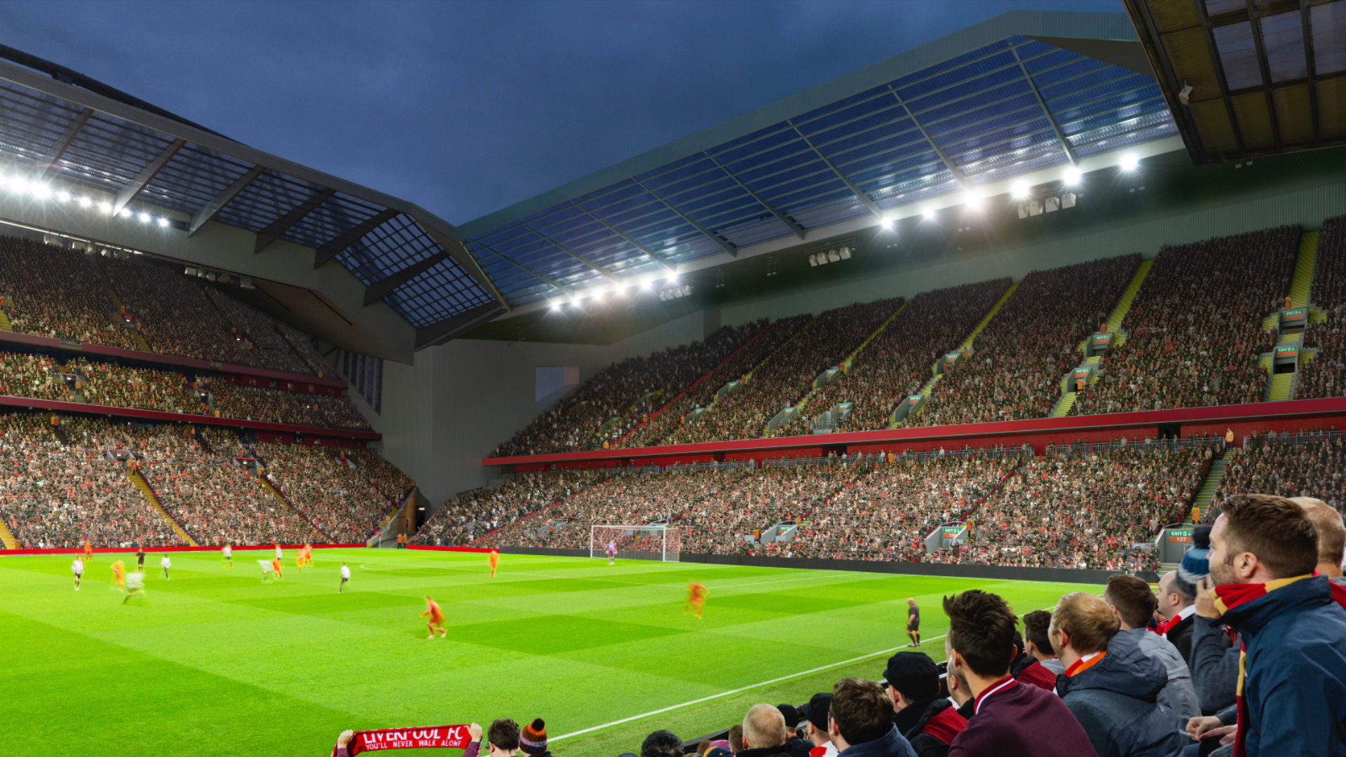 Liverpool release first images of proposed £60m Anfield redevelopment ...