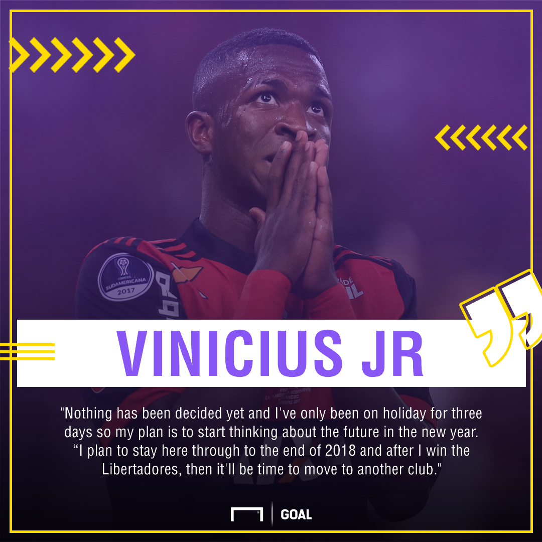 How is €45m Real Madrid signing Vinicius Junior developing at Flamengo ...