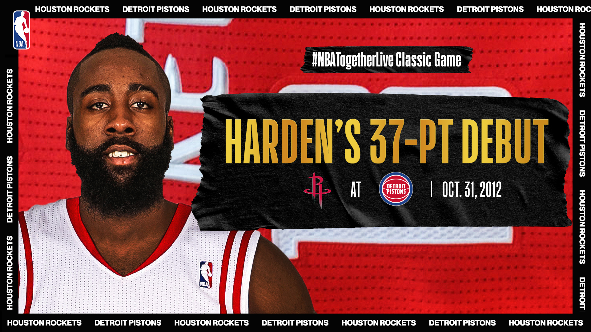 #NBATogetherLive: James Harden scores 37 points in Houston Rockets ...