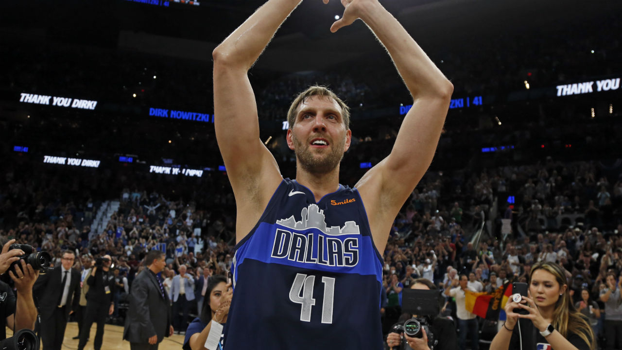 NBA scores and highlights: Dirk Nowitzki puts on a show in the final ...