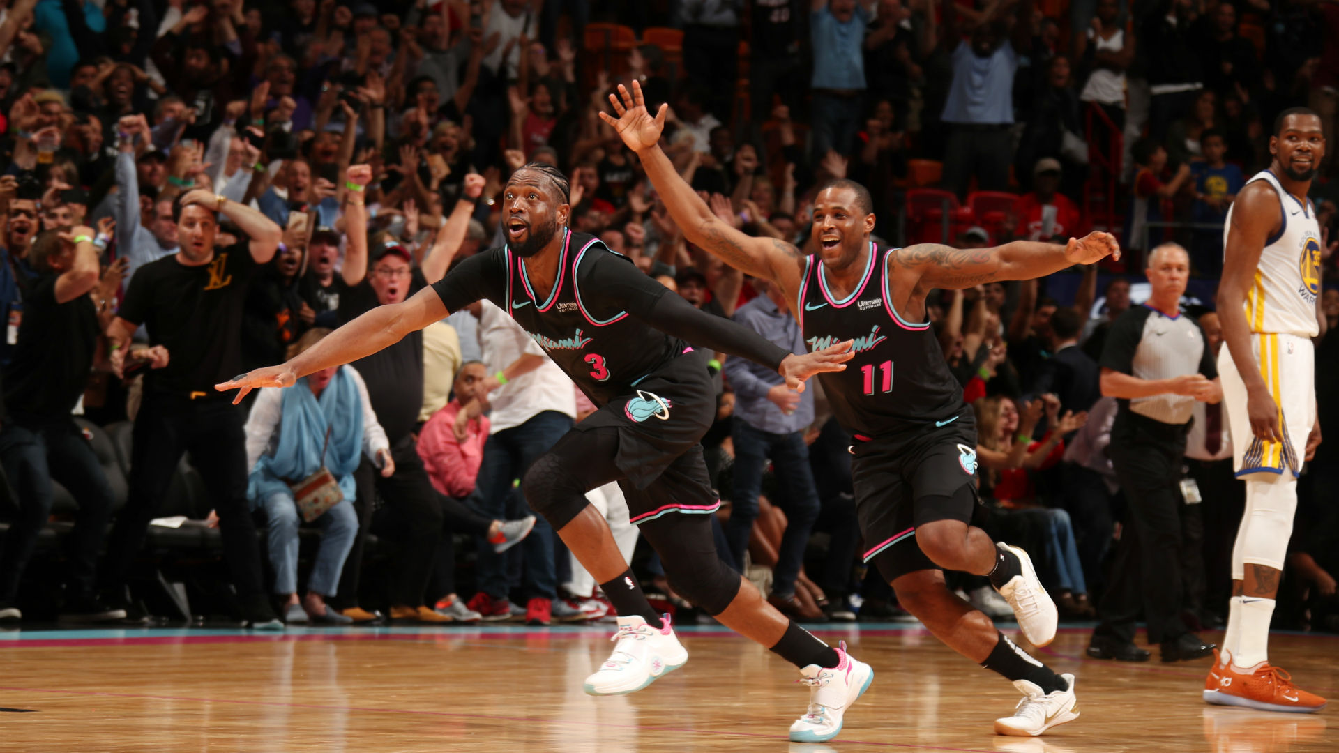 Dwyane Wade sinks game-winning 3-pointer at the buzzer to lift Heat ...