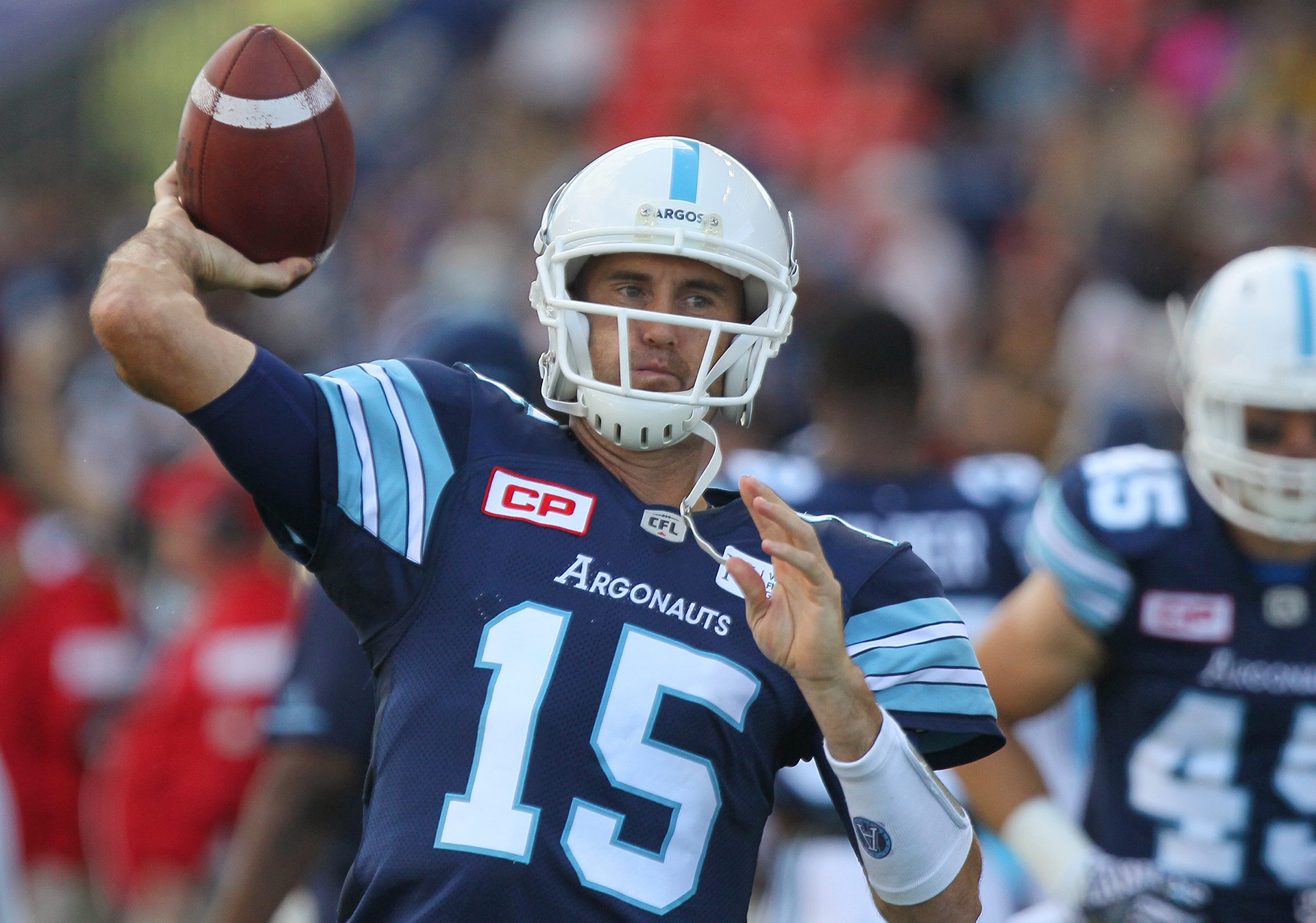 Argonauts QB Ricky Ray carted off field after collision | Sporting News ...