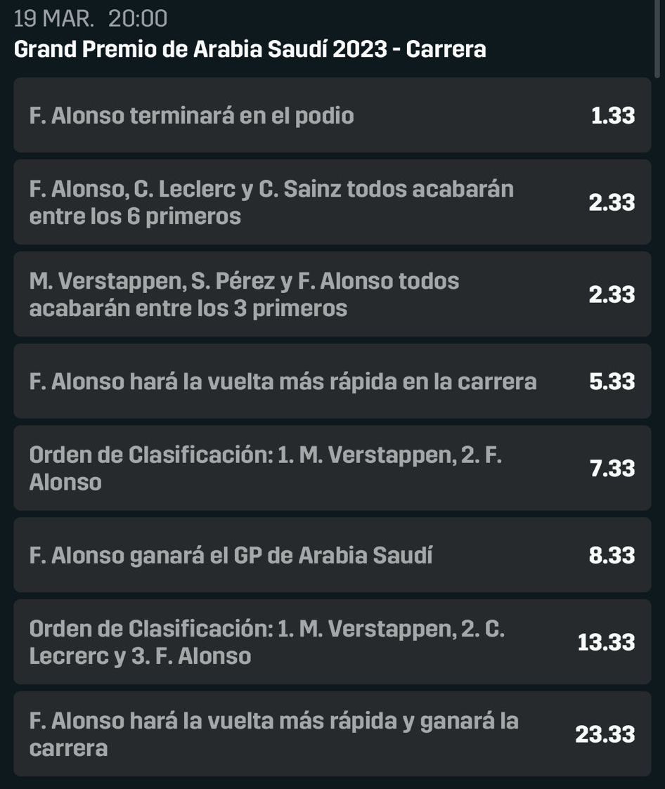 ¿CÓMO 33? Fernando Alonso y la apuesta que le da como ganador en el GP ...