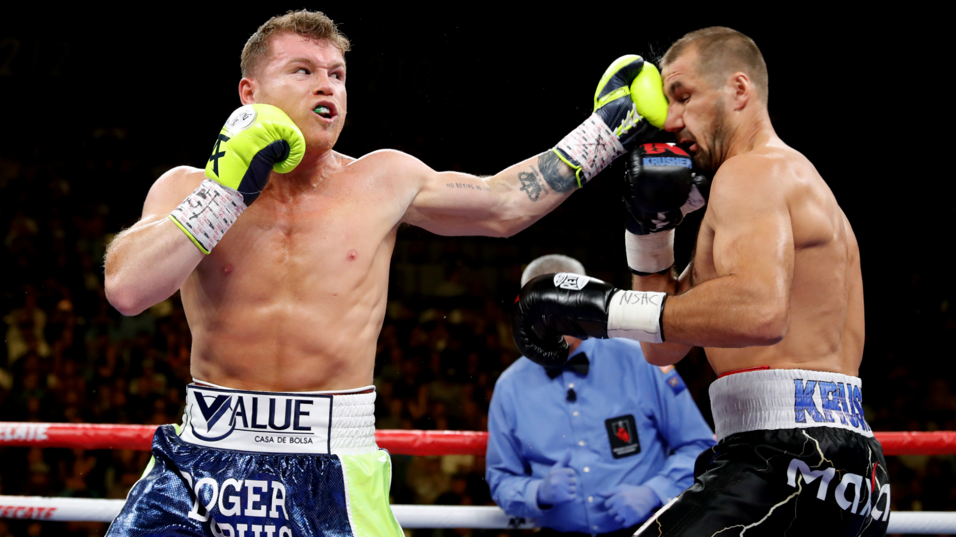 Canelo Alvarez stuns Sergey Kovalev with vicious KO to win light ...