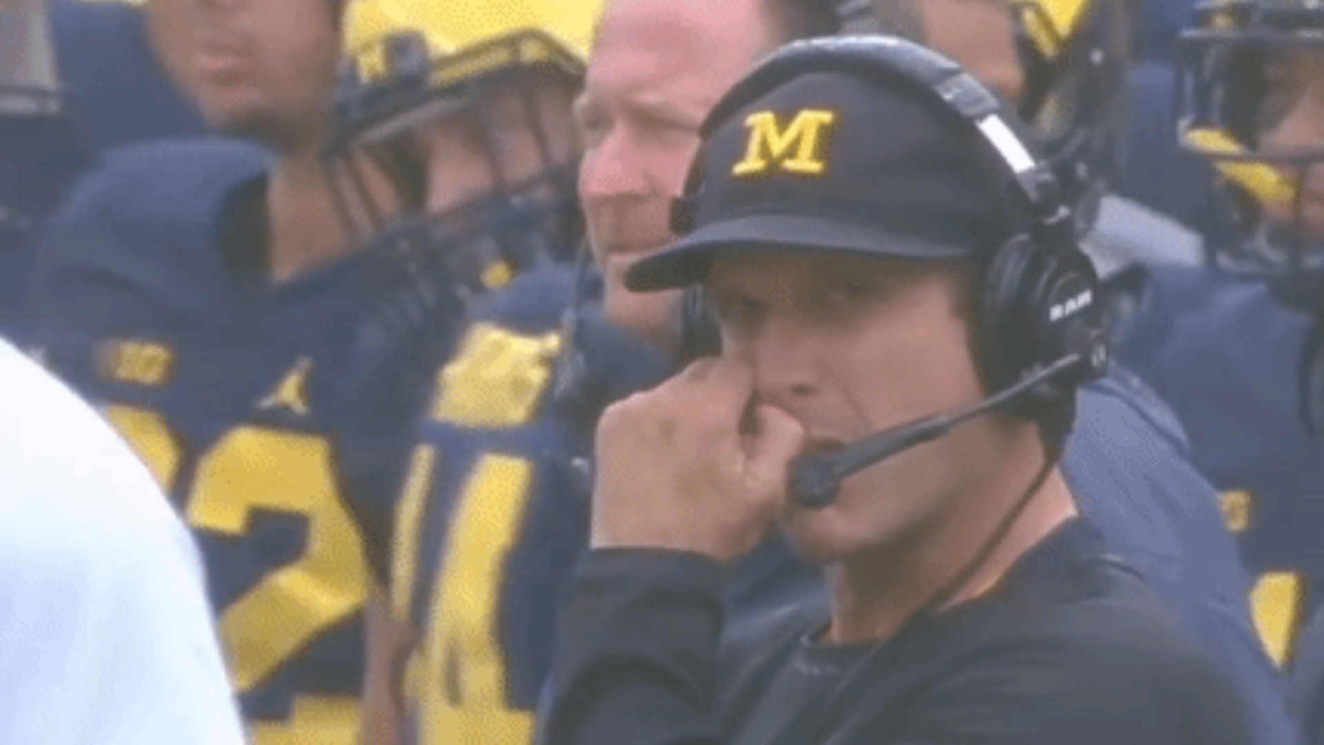 Michigan Coach Jim Harbaugh Denies Eating Booger Sporting News