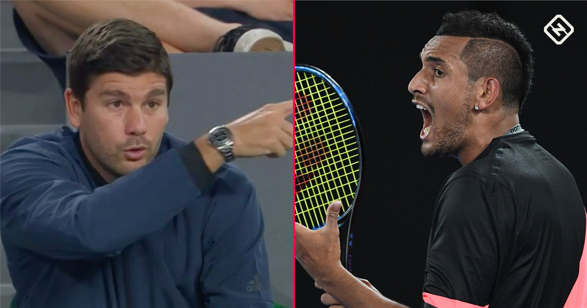 Why Grigor Dimitrov's coach was blowing up during Nick Kyrgios match ...