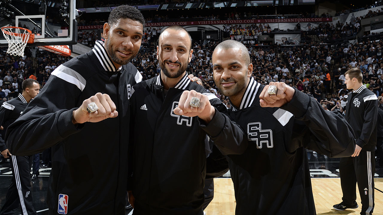 Spurs stars receive Championship rings | NBA.com Australia | The ...