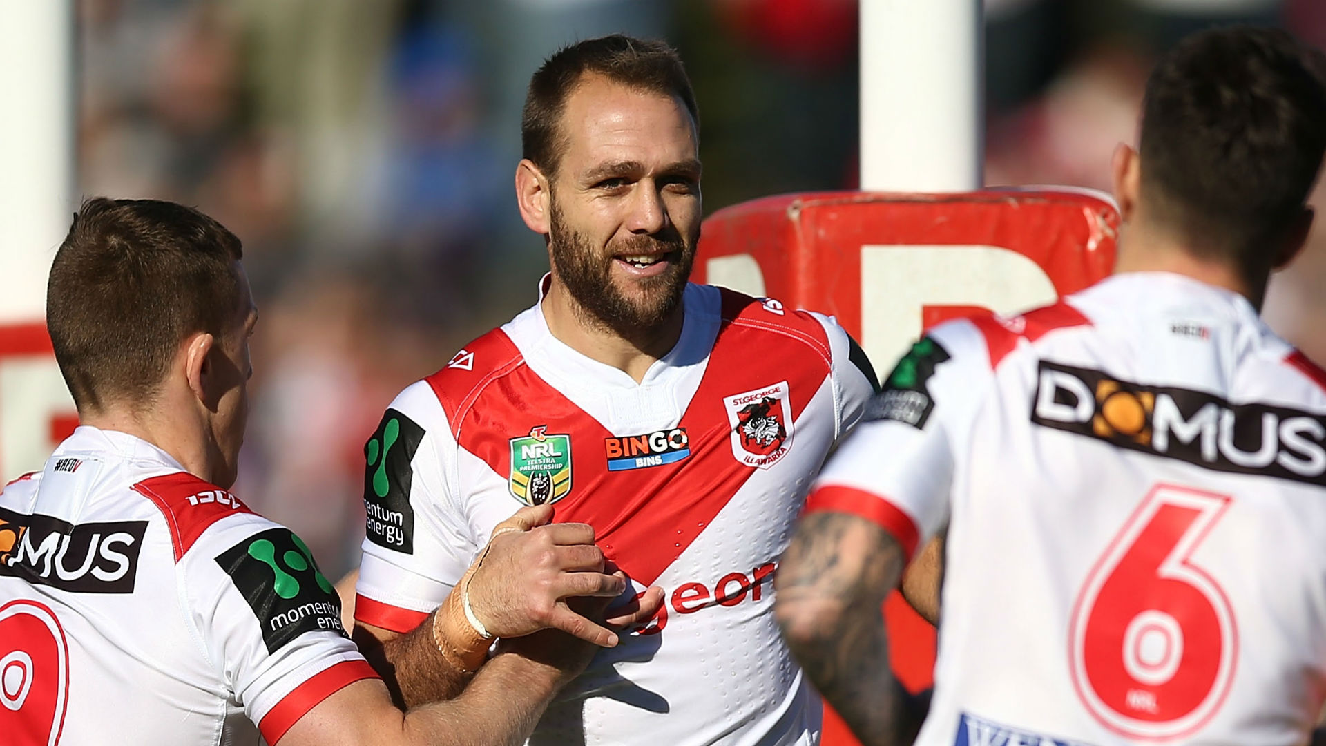 WATCH: Jason Nightingale scores his 100th NRL try | Sporting News Australia