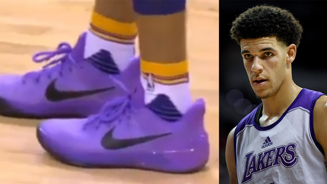 Lonzo Ball ditches Big Baller Brand, wears Nike shoes at Summer League ...