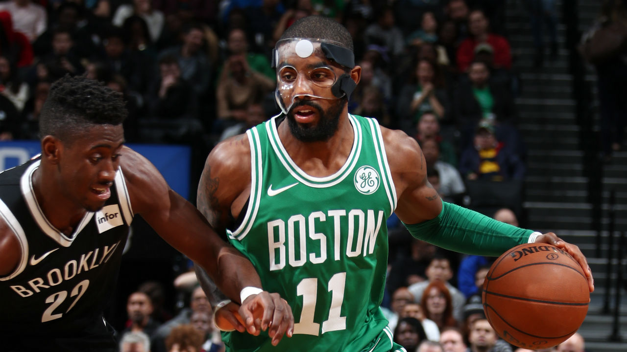 Masked Kyrie Irving leads Celtics to 13th straight win | NBA.com ...