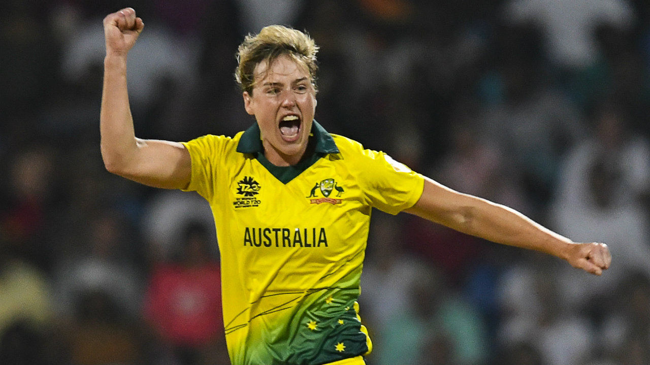 Women's World T20: Ellyse Perry takes controversial 100th wicket to ...