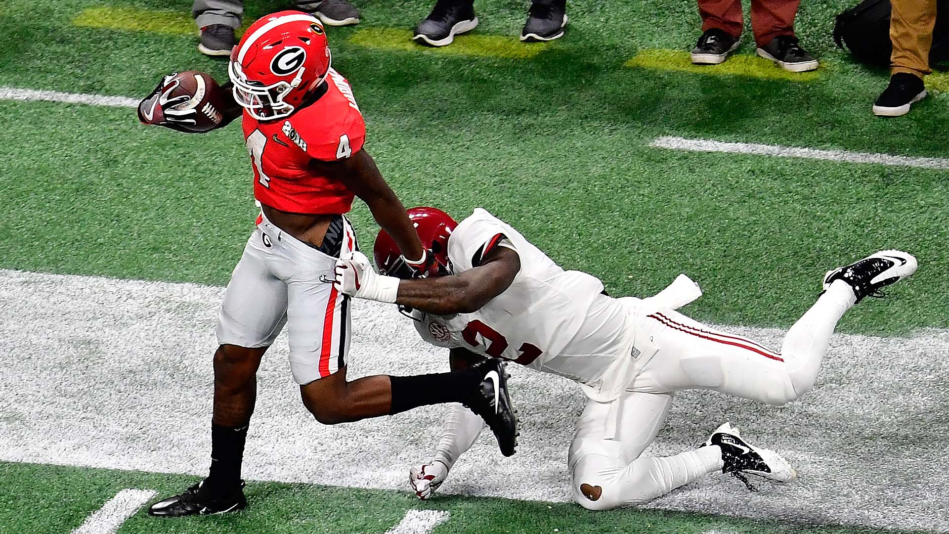 Alabama vs. Georgia: Mecole Hardman's 80-yard TD, frame-by-frame ...