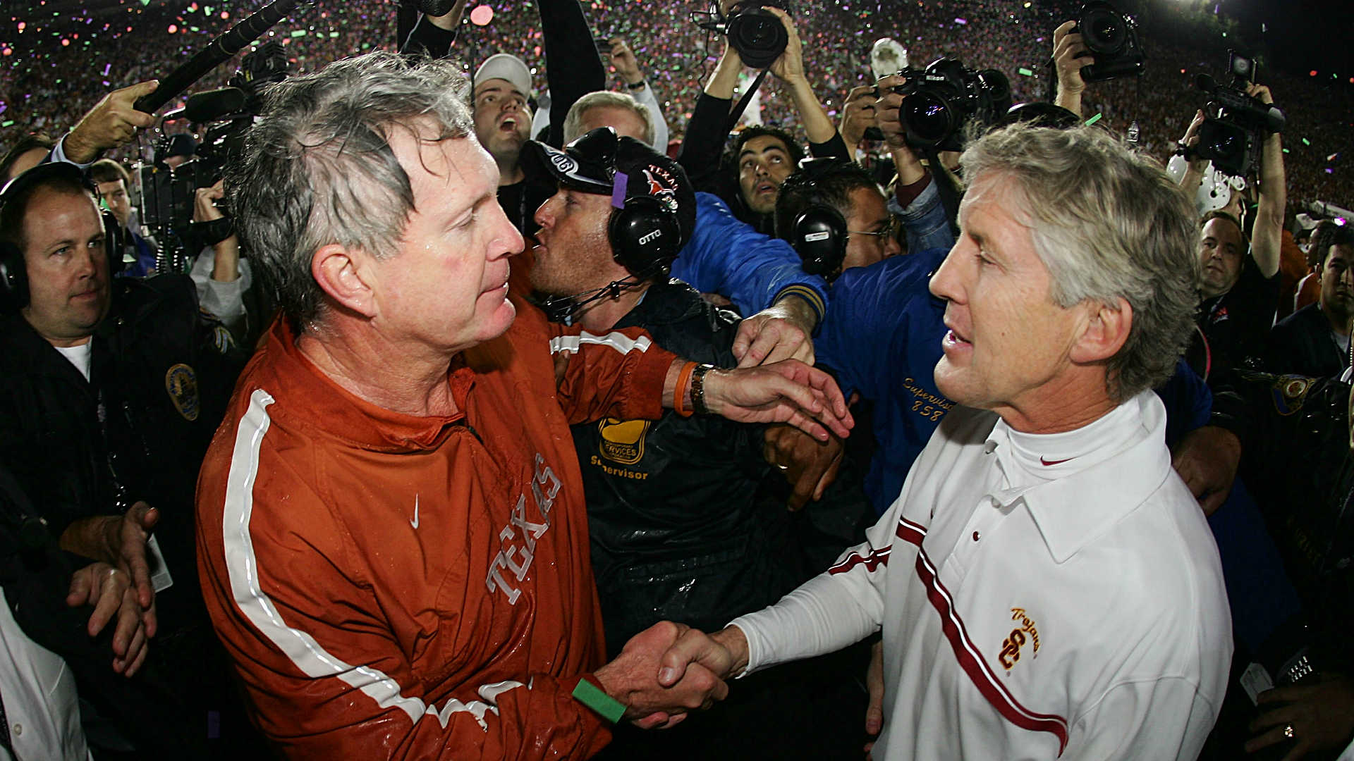 Mack Brown recalls Texas-USC Rose Bowl, hopes we'll see another ...