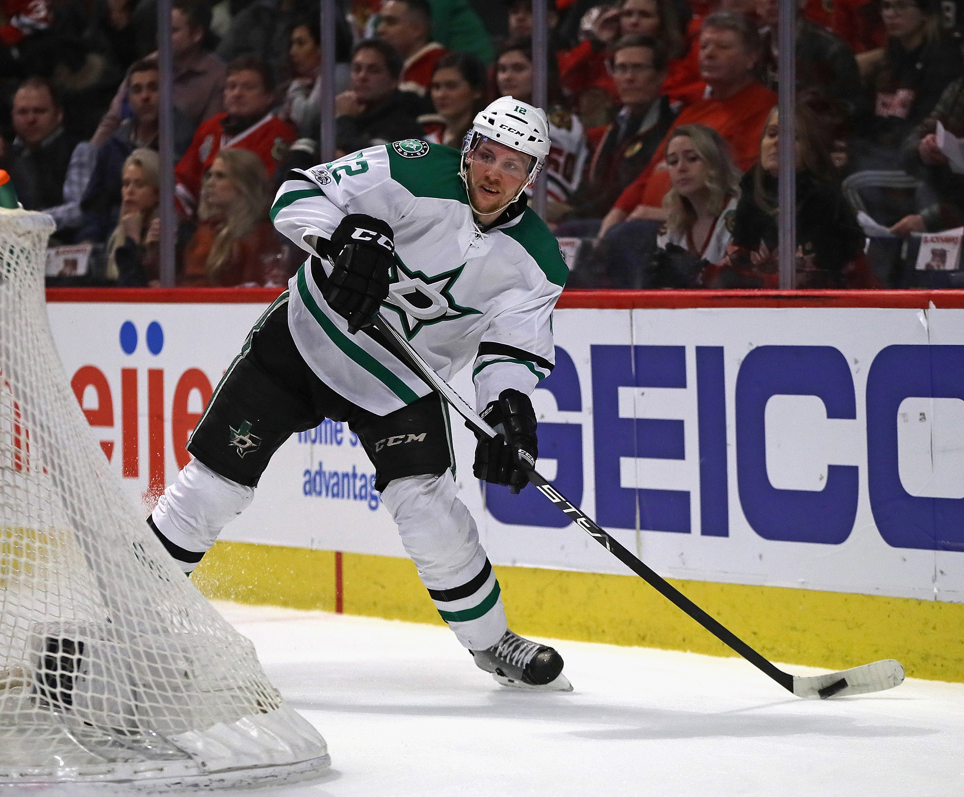 Stars' Faksa scores natural hat trick against Golden Knights | Sporting ...