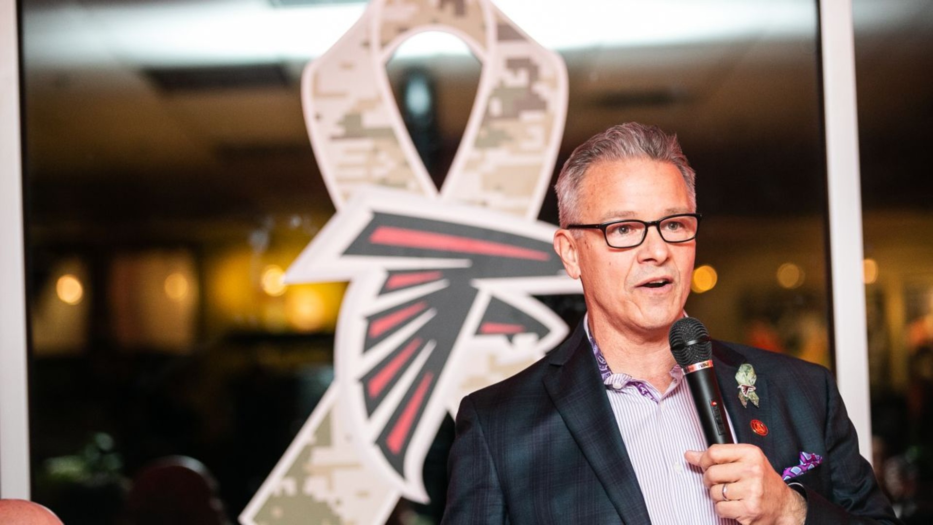 Steve Cannon, Falcons bring personal connection to 'Salute to Service ...