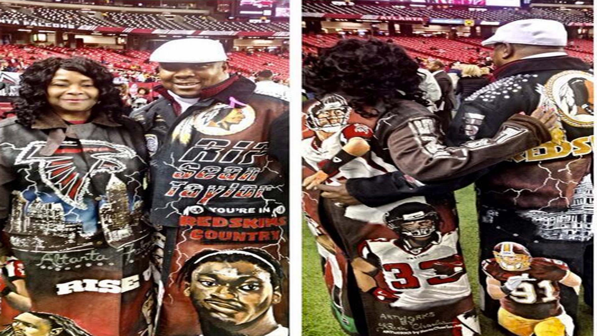 PHOTO: Falcons-Redskins game features the ugliest jackets you will ever ...