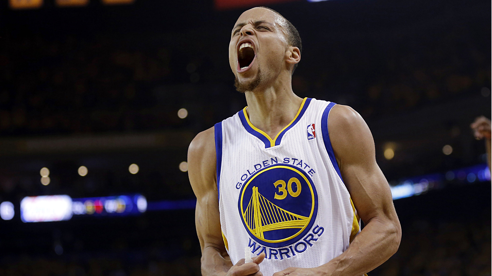 Stephen Curry hits insane pregame shot from tunnel | Sporting News